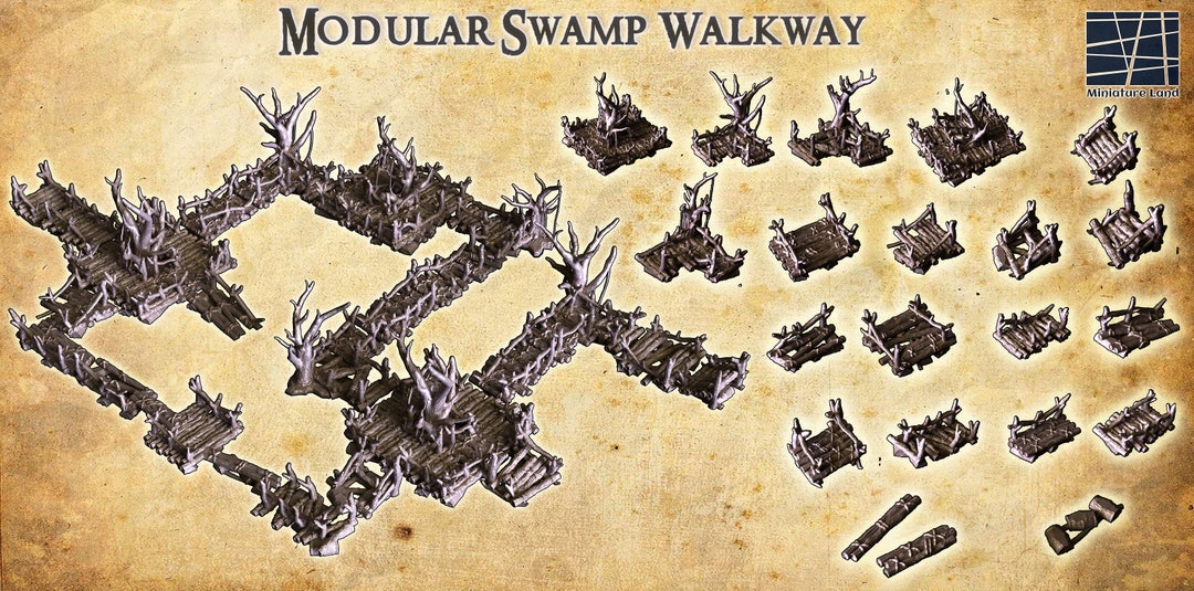 Modular Swamp Walkway, Walkways System, Swamp Path System - Etsy