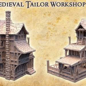 Medieval Tailor Workshop, 28mm - Etsy