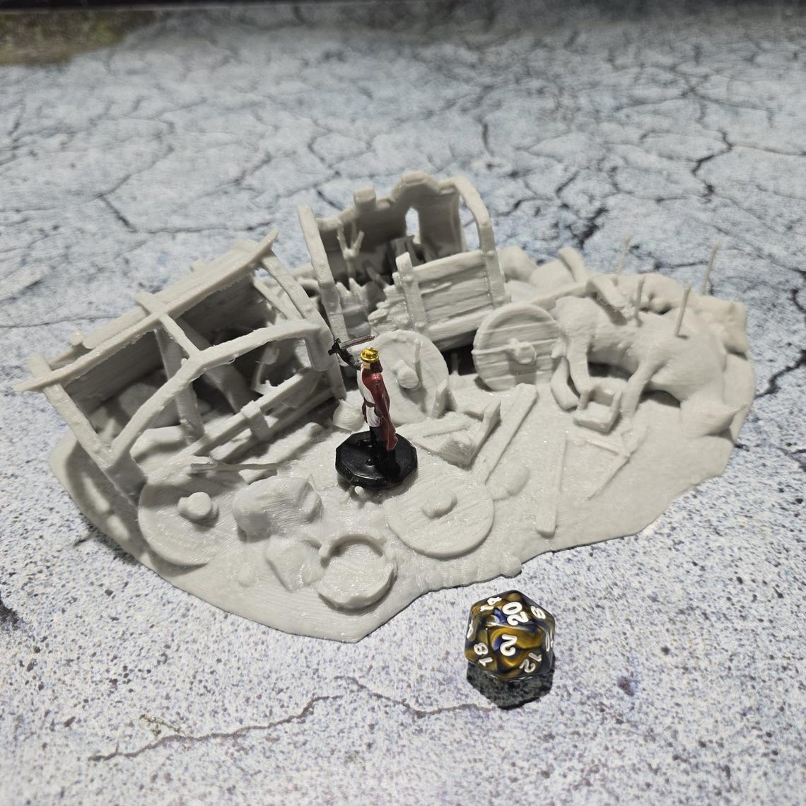 Pillaged Merchant Wagon, Merchant Ruin, Cart Ruin, Wagon Ruin - Etsy