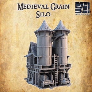 Medieval Grain Silo: Middle Ages Storage Facility for Grain and ...