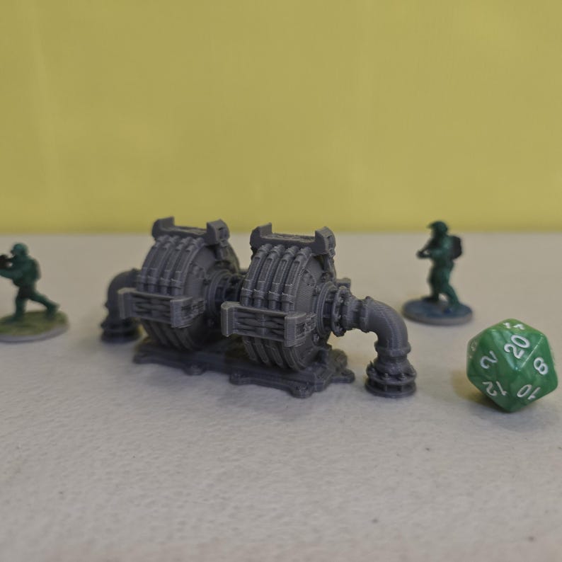 Grimdark Generators 28mm – 3D Printed Unpainted PLA Terrain Building ...