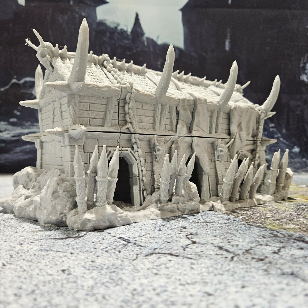 Orc Armory Building for Dnd, Pathfinder - Orc Town Terrain - Etsy