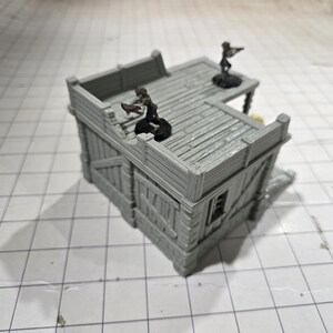 Small Storage Shed: Medieval Fantasy Wooden Warehouse for Tabletop Games - Etsy