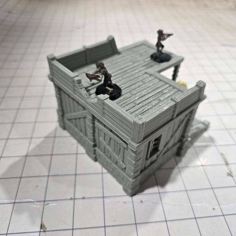 Small Storage Shed: Medieval Fantasy Wooden Warehouse for Tabletop ...