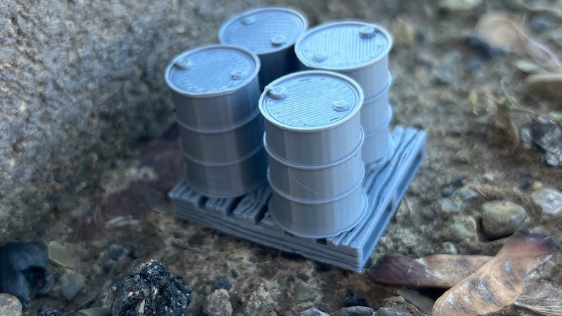 2 Pallets of Barrels, , Futuristic, Modern Terrain, Barrels, Bolt ...