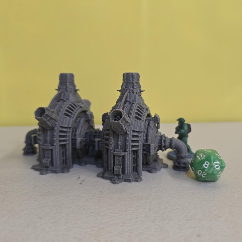 Grimdark Generators 28mm – 3D Printed Unpainted PLA Terrain Building ...