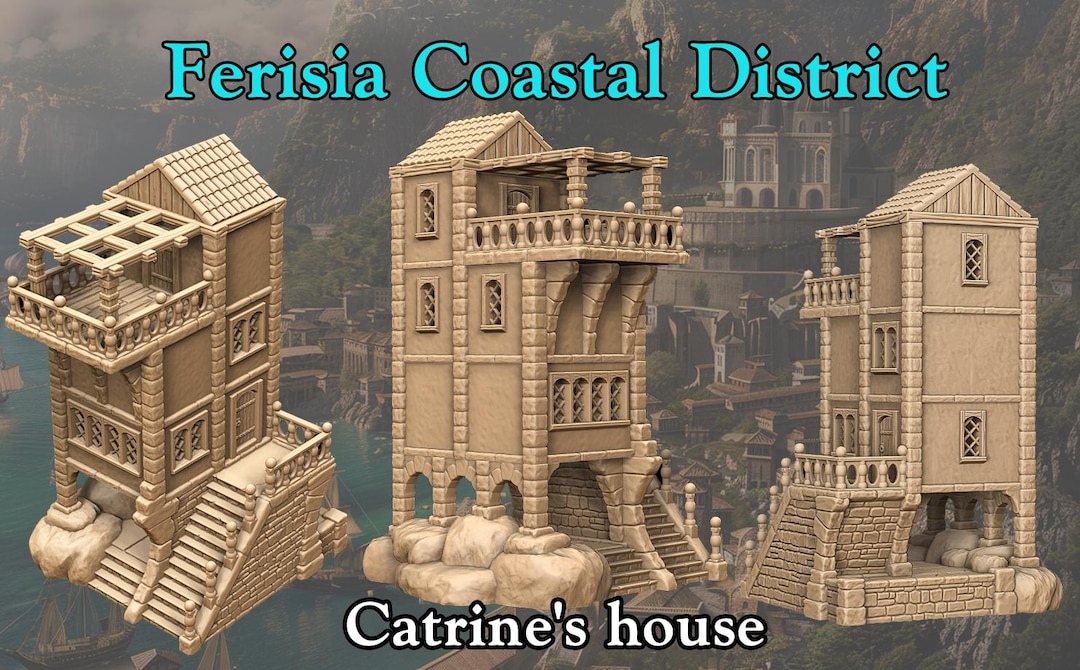 Ferisia Coastal District - Catrine's House: Fantasy Coastal Residence ...