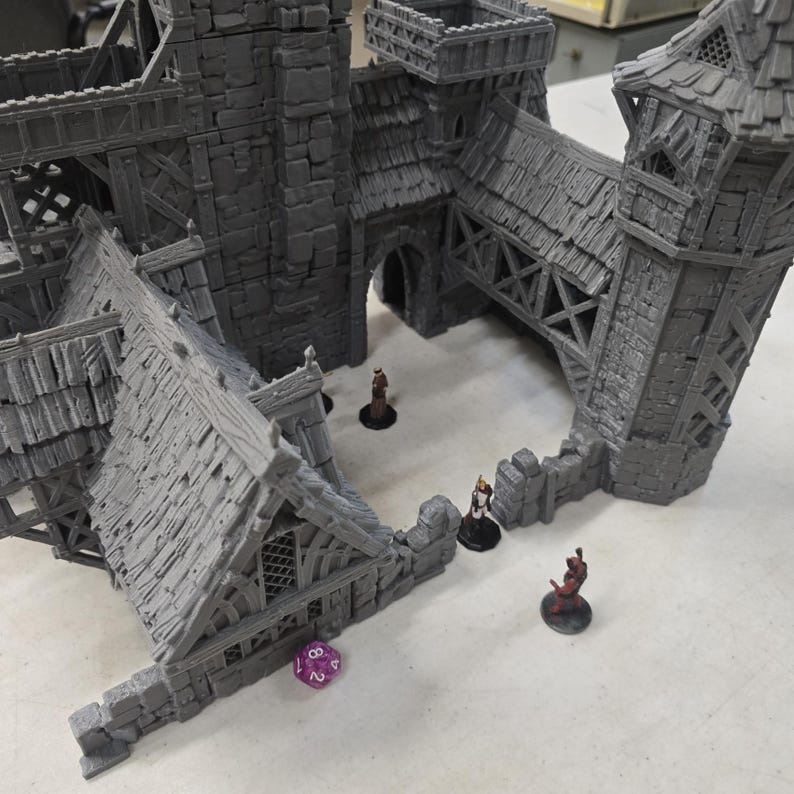 Medieval Archery School: Tabletop RPG Terrain - D&D Wargame Fort - Etsy