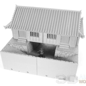 Samurai, Castle Gate & Tower, Gate Tower, Samurai Gate, Samurai Castle ...