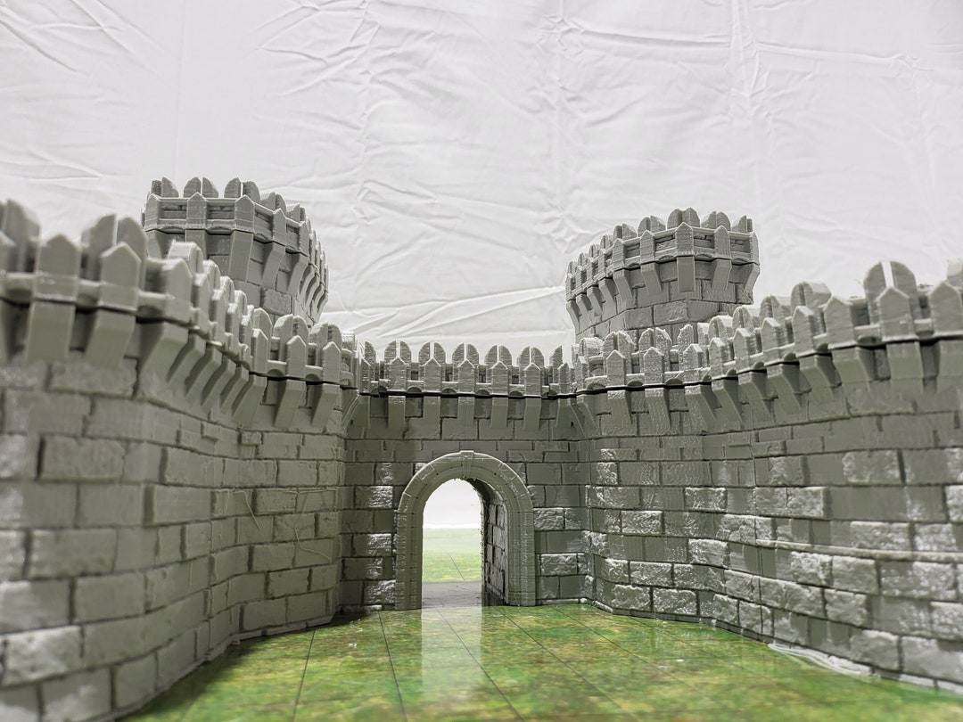 15mm Ivory Citadel Walls, the Outer Wall, Walls, Dungeons and Dragons ...