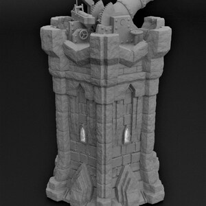 Dwarven Bombard Tower Cannon Tower Artillery Dwarf Bomber - Etsy