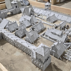 Viking Seaside Village, Viking Village Set, Village Set - Etsy