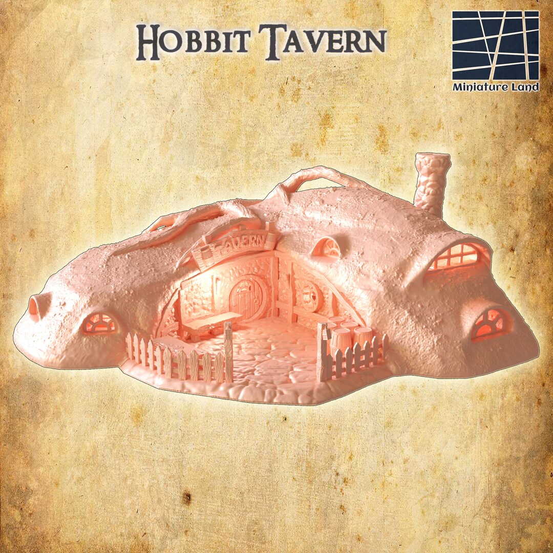 Small Hobbit Tavern, Hobbit Terrain, Hobbit Tavern - Etsy