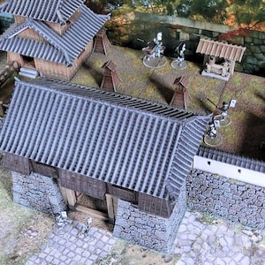 Samurai, Castle Gate & Tower, Gate Tower, Samurai Gate, Samurai Castle ...