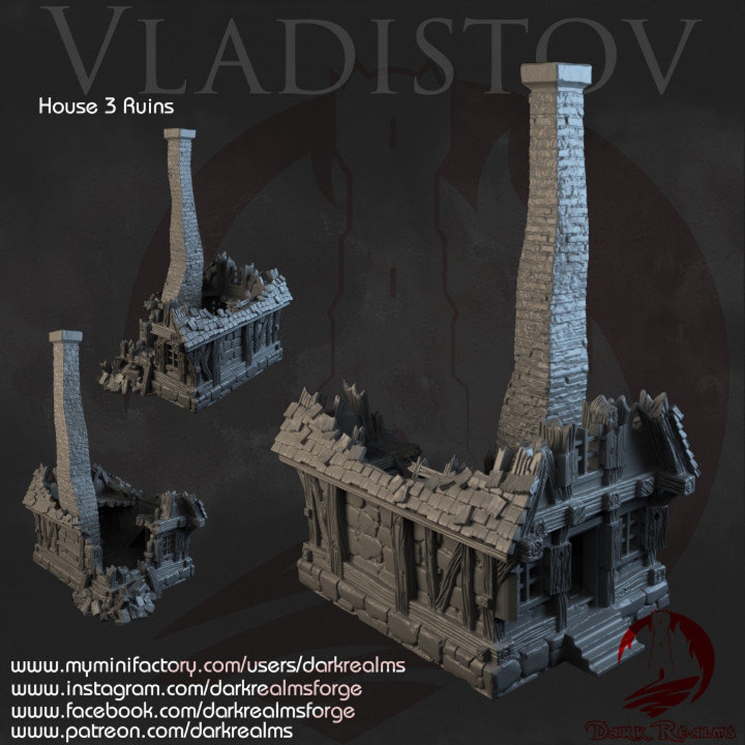 Vladistov, House 3 Ruins, Vampire Town, Haunted Town, Cursed Town, Town ...
