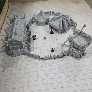 Orc Encampment Set: Medieval Fantasy Warfare Diorama - Etsy