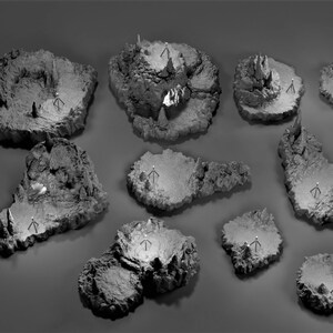 Cavern Set Raised Cavern Set Cavern Floor Setting Cavern - Etsy