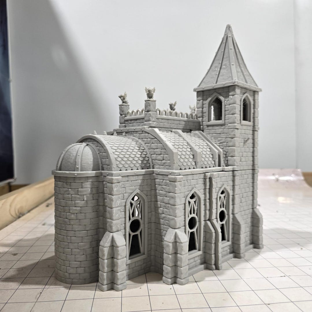The Ancient Cathedral, Gothic Cathedral: Medieval Fantasy Church ...