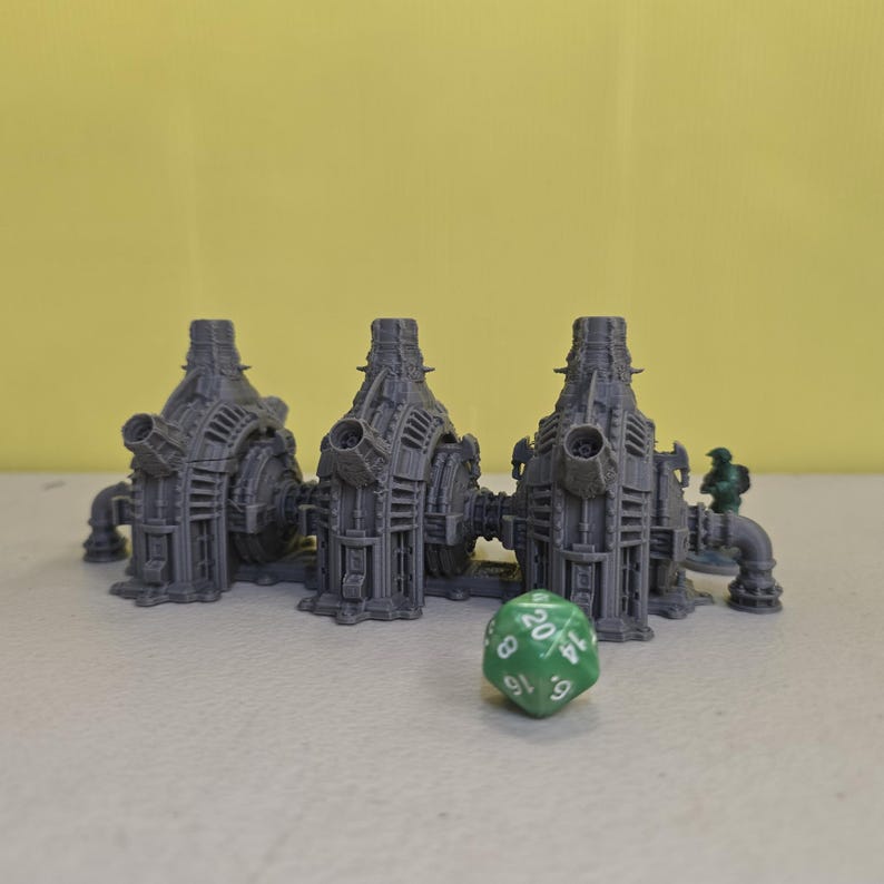 Grimdark Generators 28mm – 3D Printed Unpainted PLA Terrain Building ...