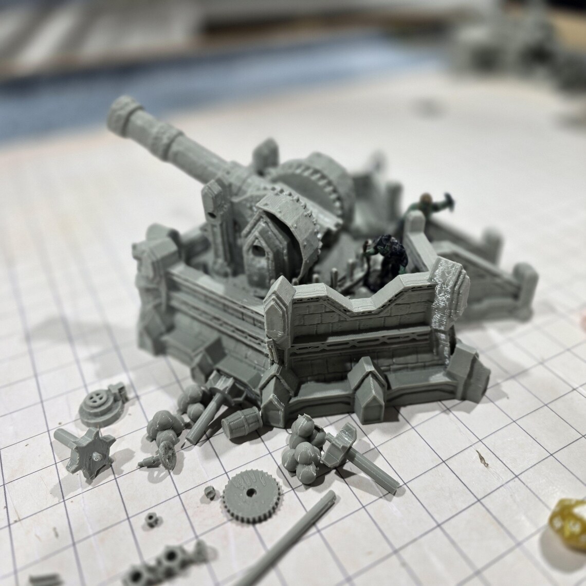 Dwarf Cannon Bunker: Medieval Fantasy Fortification for Tabletop Rpgs ...