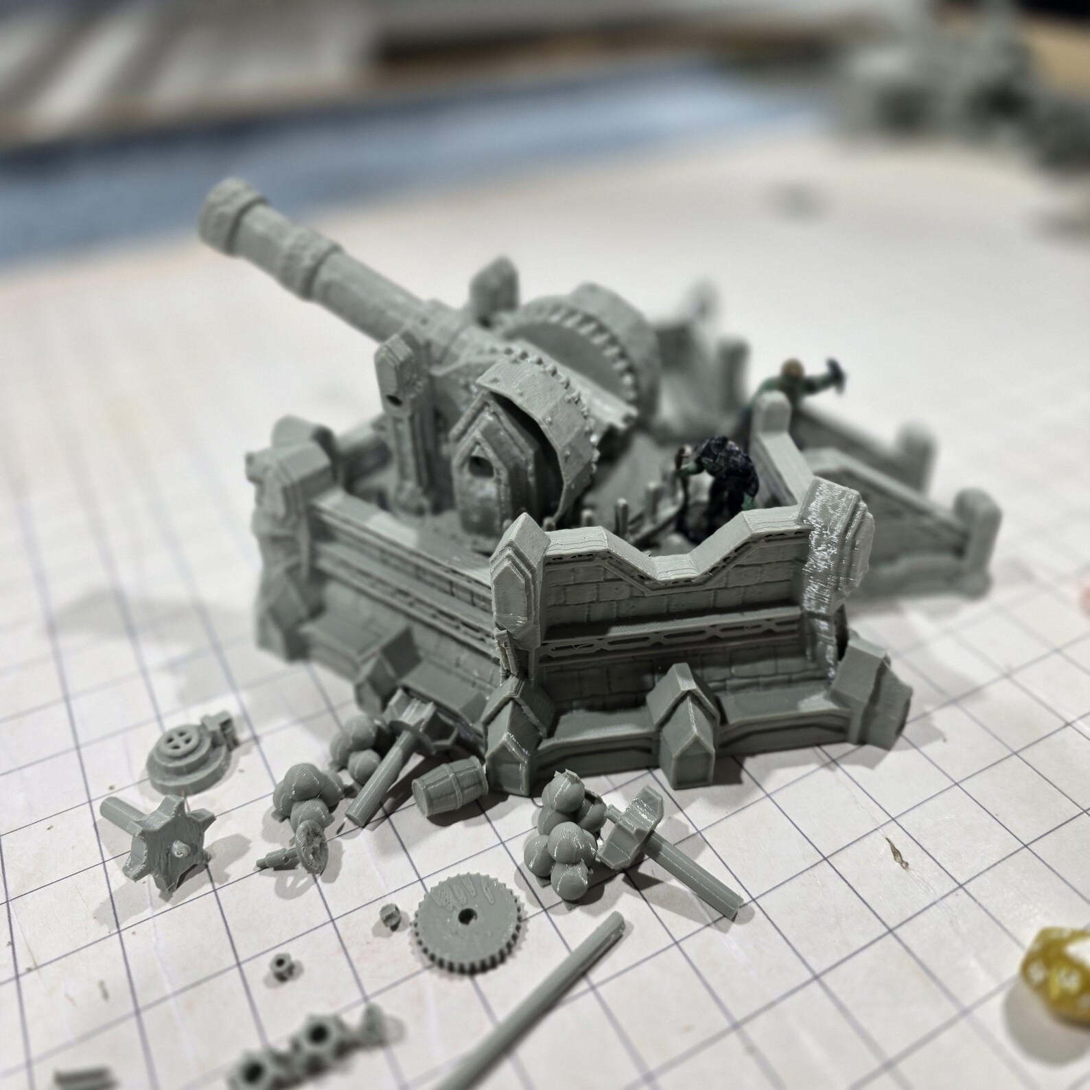 Dwarf Cannon Bunker: Medieval Fantasy Fortification for Tabletop Rpgs ...