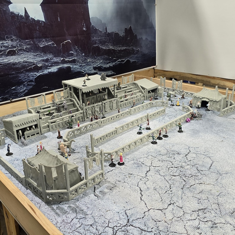 Medieval Jousting Grounds: High-detailed Historical Diorama for ...