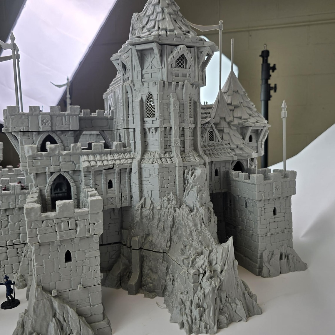 Guardia's Keep: Medieval Castle Fortress 28MM Tabletop Terrain, Model ...