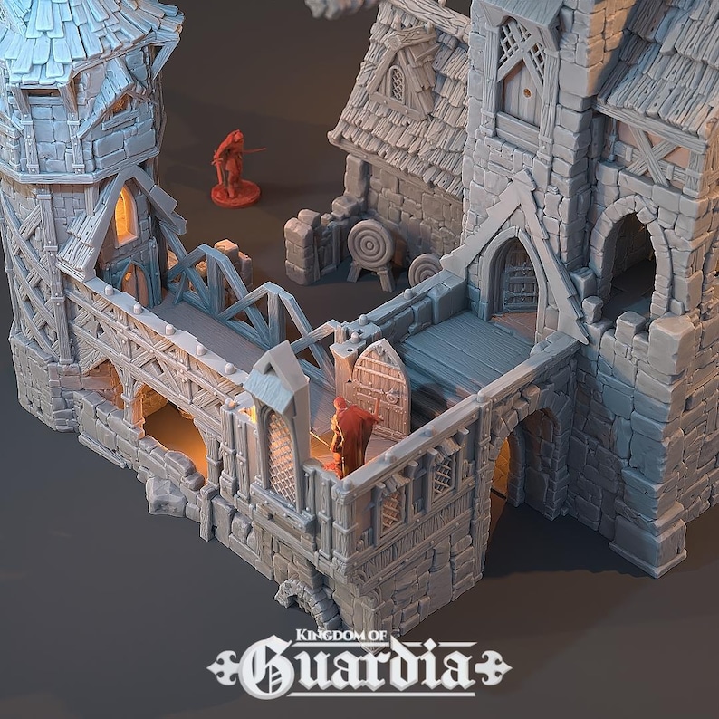 Medieval Archery School: Tabletop RPG Terrain - D&D Wargame Fort - Etsy