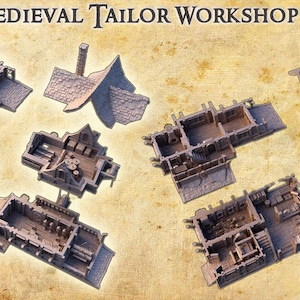 Medieval Tailor Workshop, 28mm - Etsy