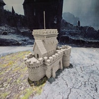 Norman Fort Walls - Corner Towers - King and Country - Printable ...