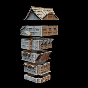 Great Mill: Medieval Windmill Model, Ideal for Rpgs and Wargaming ...