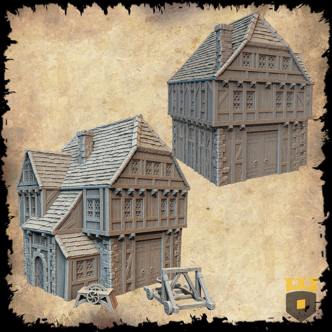 Siege Engineers Workshop: Medieval Timber & Stone Siegecraft Terrain ...