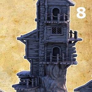 Cliffside Slum Houses - Complete Collection or Individual Pieces for ...