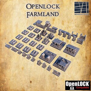 Modular Farmland: Medieval Era Agriculture Terrain - Tabletop RPG and ...
