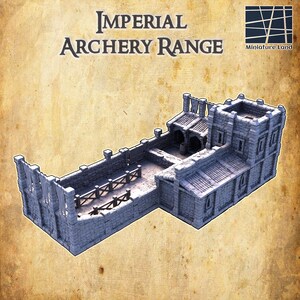 Imperial Archery Range: Medieval Military Outpost for D&D, Model ...