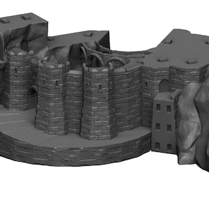 Dark Realms Mountain Keep, Mountain Keep, Helms Deep, Mountain ...