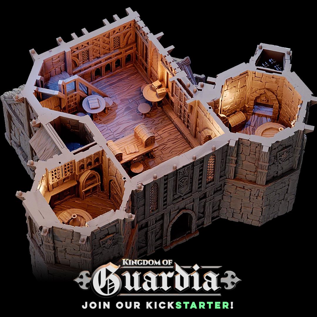 Merchant Gatehouse: Medieval Fantasy Fortress Gate Terrain Standard ...