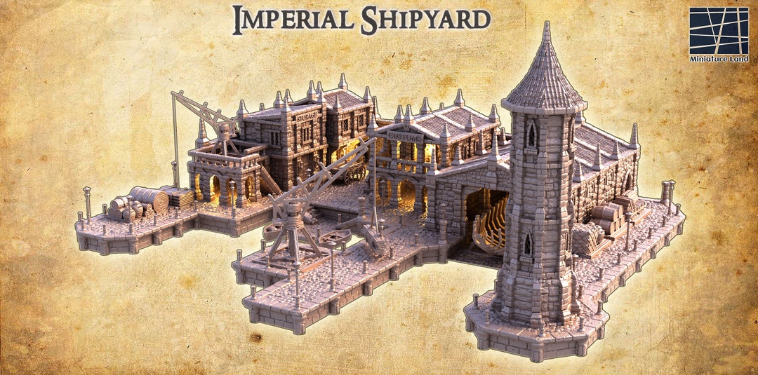 Imperial Shipyard, Shipwright, Docks, Lighthouse - Etsy