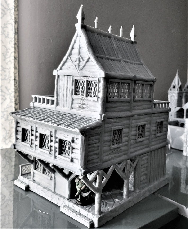 Slum House 1 - Slum Neighborhood - 28mm Scale Slums House - - Dungeons ...