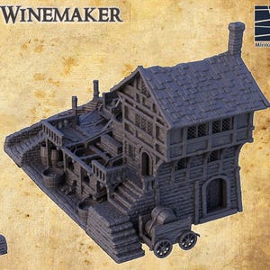 Medieval Winemaker: 14th Century Winery for Fantasy Rpgs - Etsy