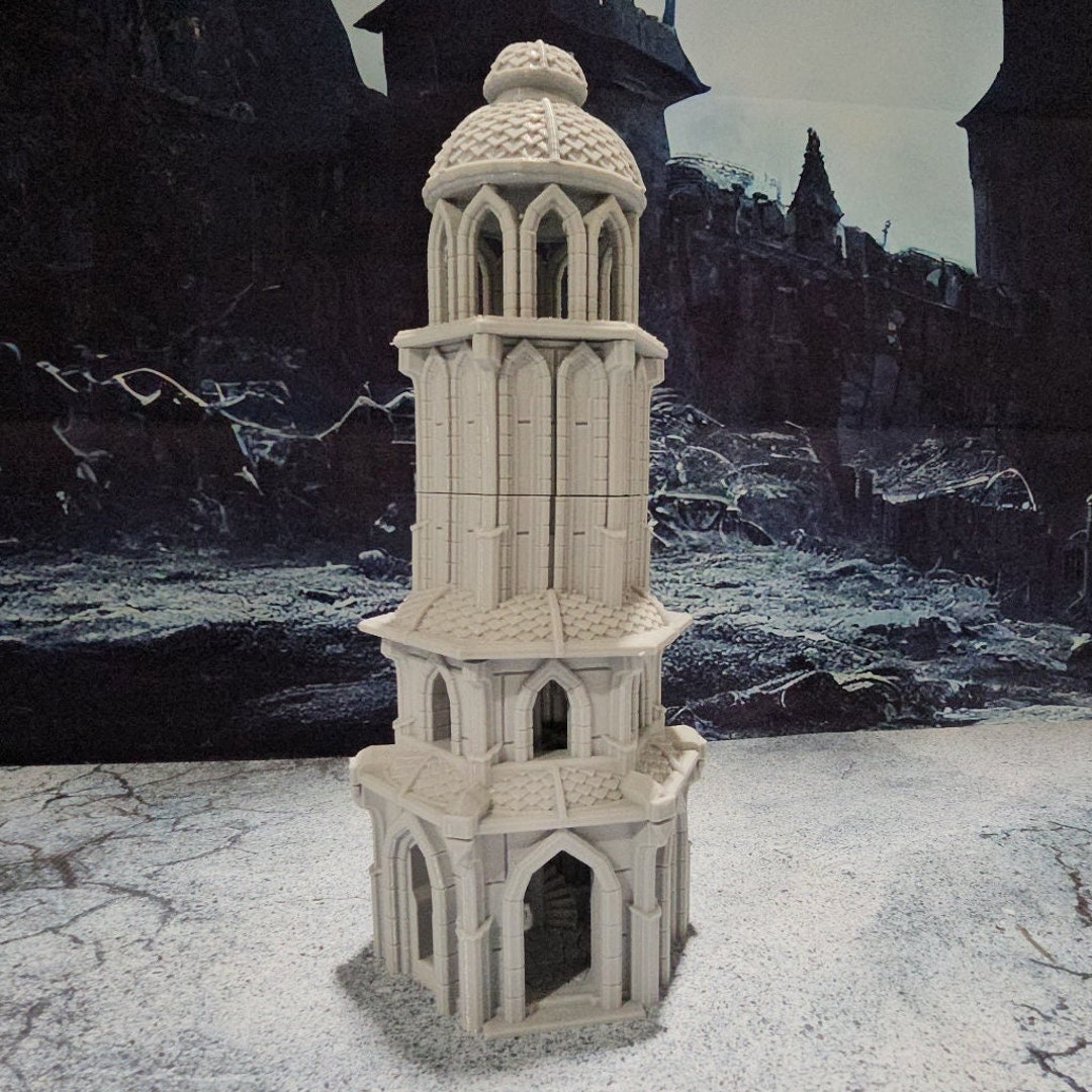 Atlantis Tower for Dnd, Pathfinder - Enchanted Underwater Terrain - Etsy