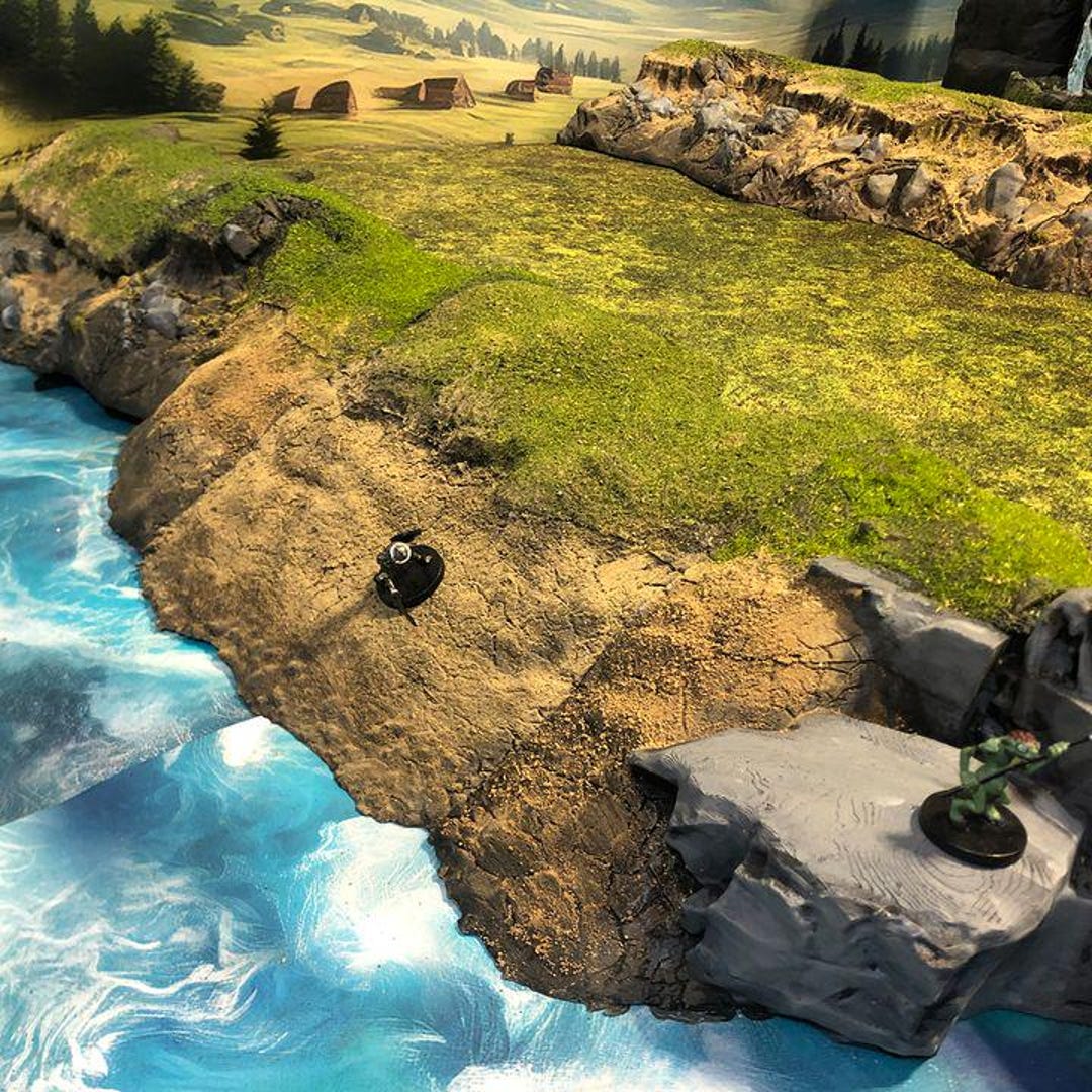 River’s Edge – Gentle Erosion Terrain (25 Inches of Riverbank for RPG ...