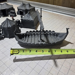 Viking Long Ship: Medieval Era Sailing Vessel Perfect for Historical ...