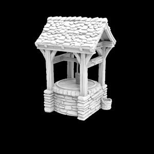 Water Well Rustic Medieval Accessory for Dnd, Pathfinder, and Wargaming ...