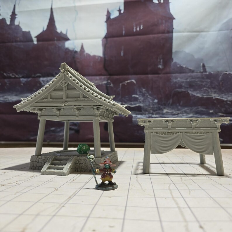 Samurai, Sumo Ring Dnd Miniature, Wargaming Terrain, Dungeons and ...