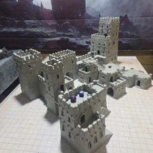 Small Desert Village Set: Medieval Middle Eastern Model for Tabletop ...