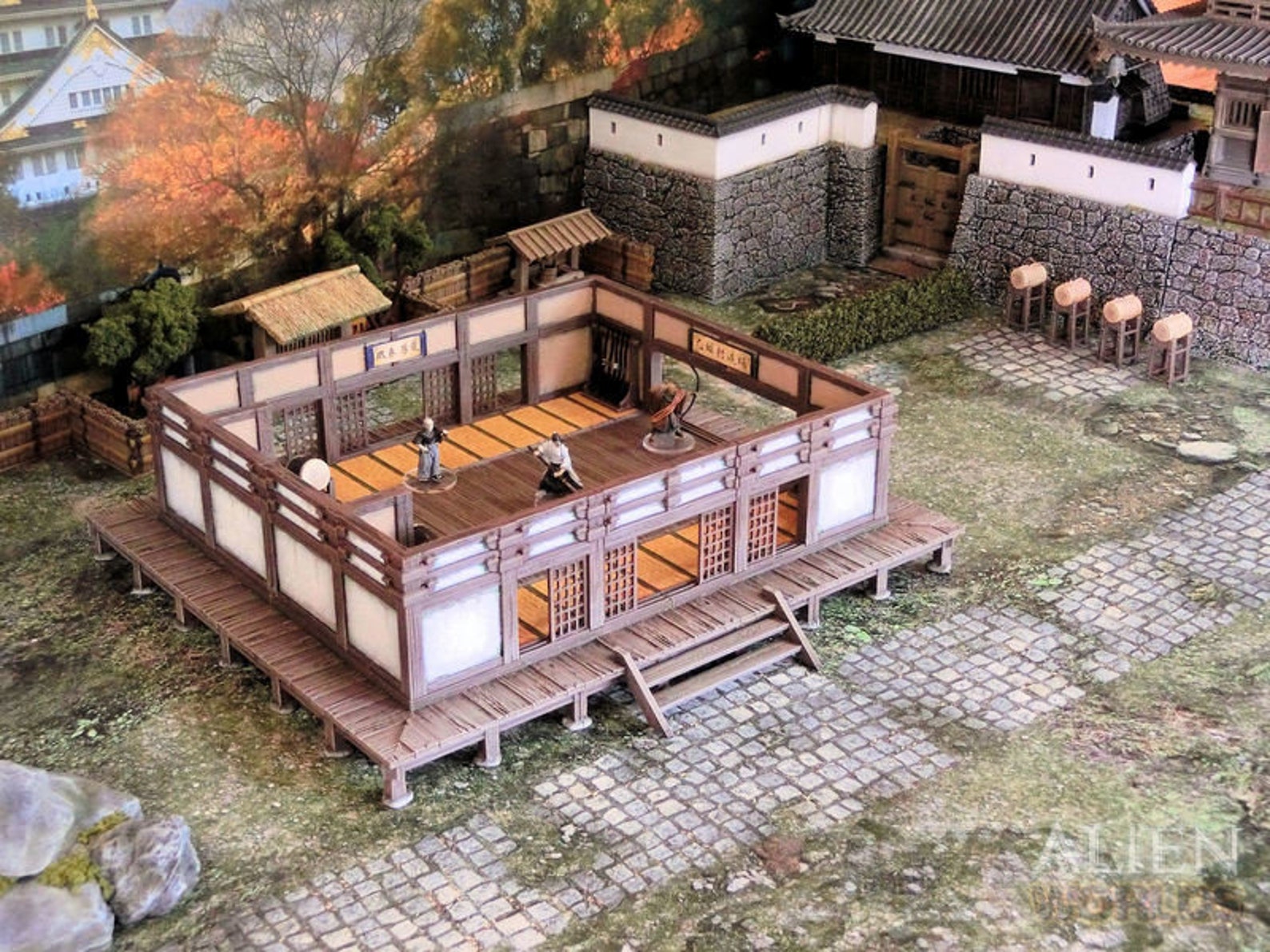 Samurai Dojo Martial Arts Training Dungeons and Dragons - Etsy