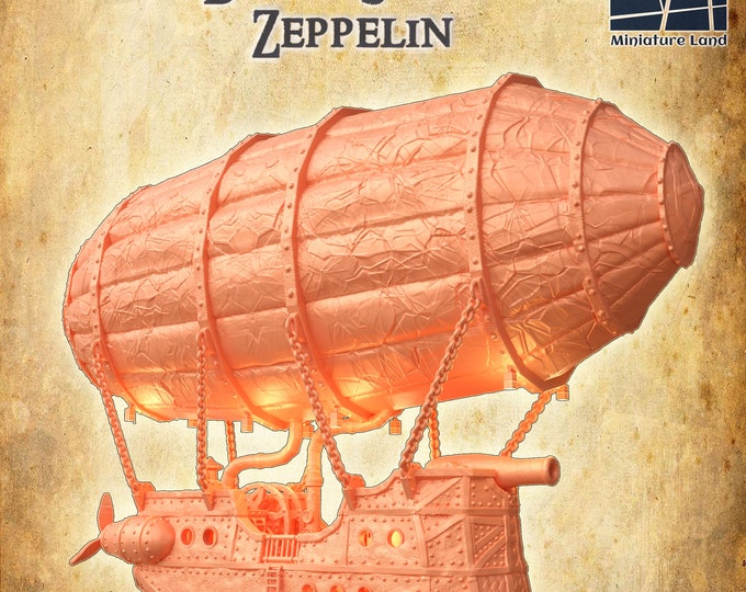 Dwarf Steam Zeppelin, Dirigible, Blimp - Etsy