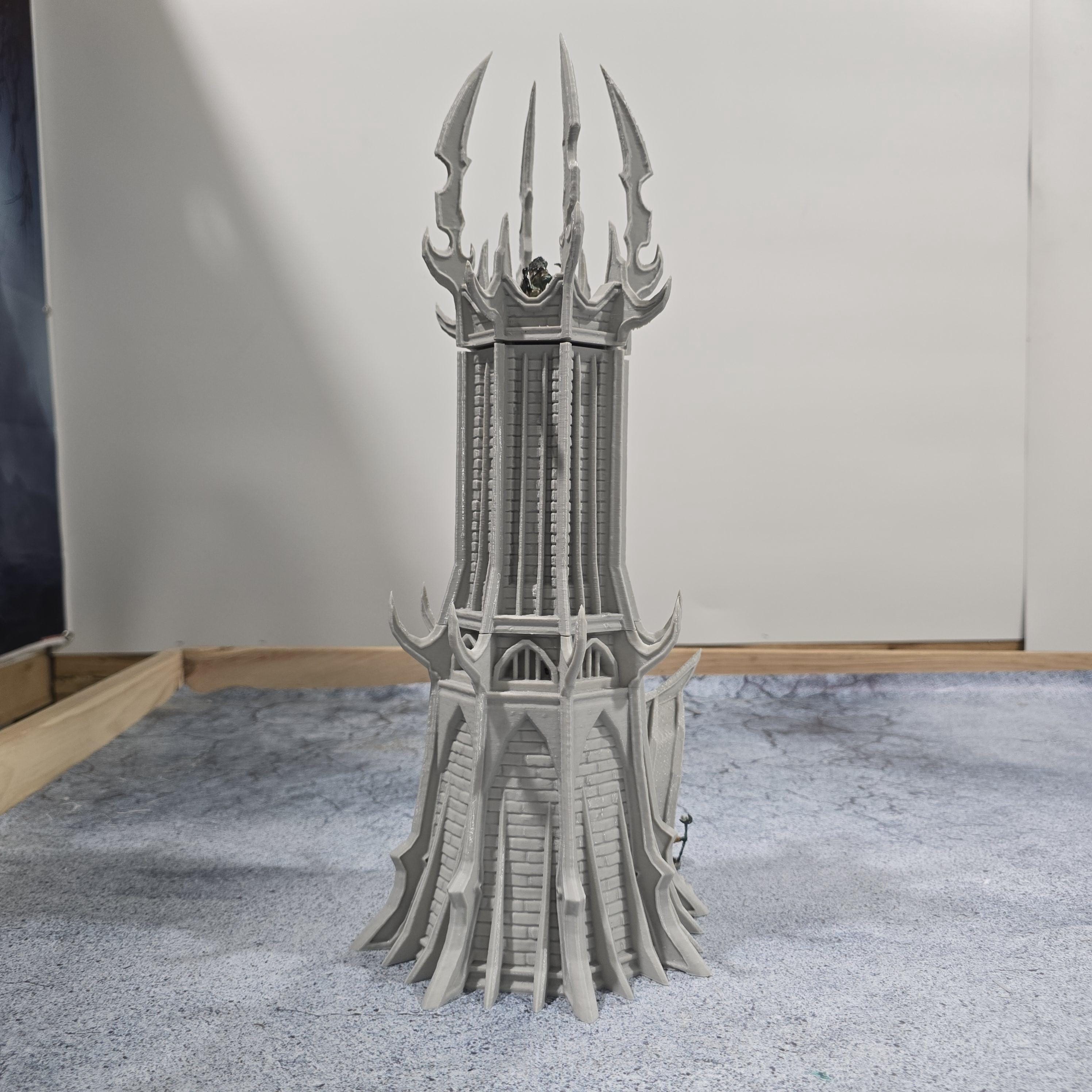 Dark Elf Tower: Medieval Fantasy Tower for Tabletop Gaming and Dioramas ...