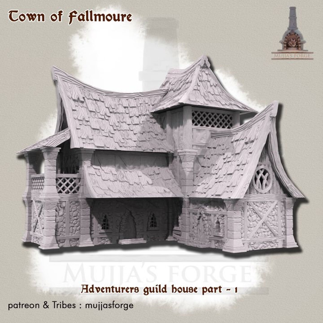 Fallmoure Adventurers Guild House 1 - Etsy